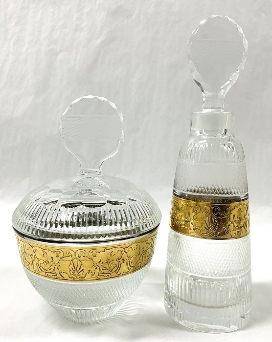 Moser Crystal 3 Piece Vanity Set