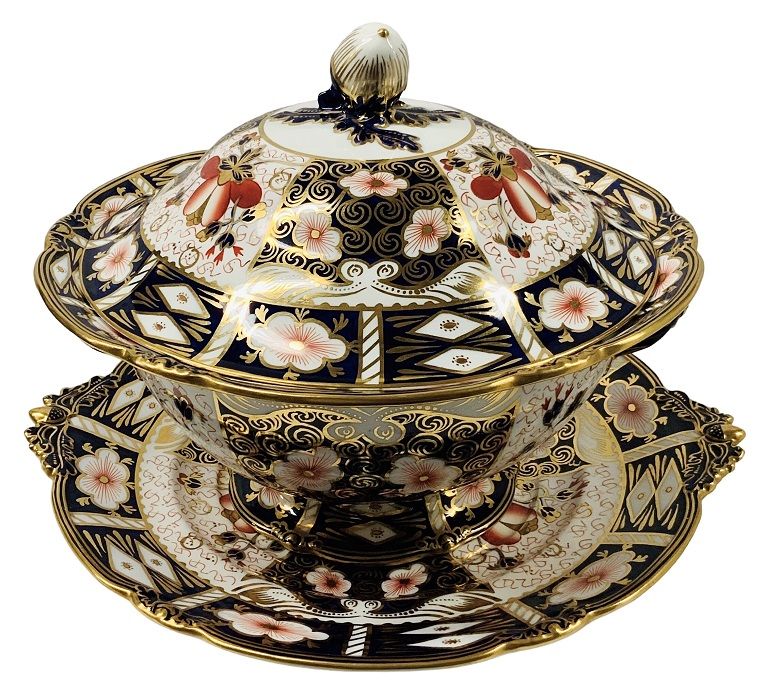 Rare Royal Crown Derby Traditional Imari Soup Tureen Made For Tiffany ...