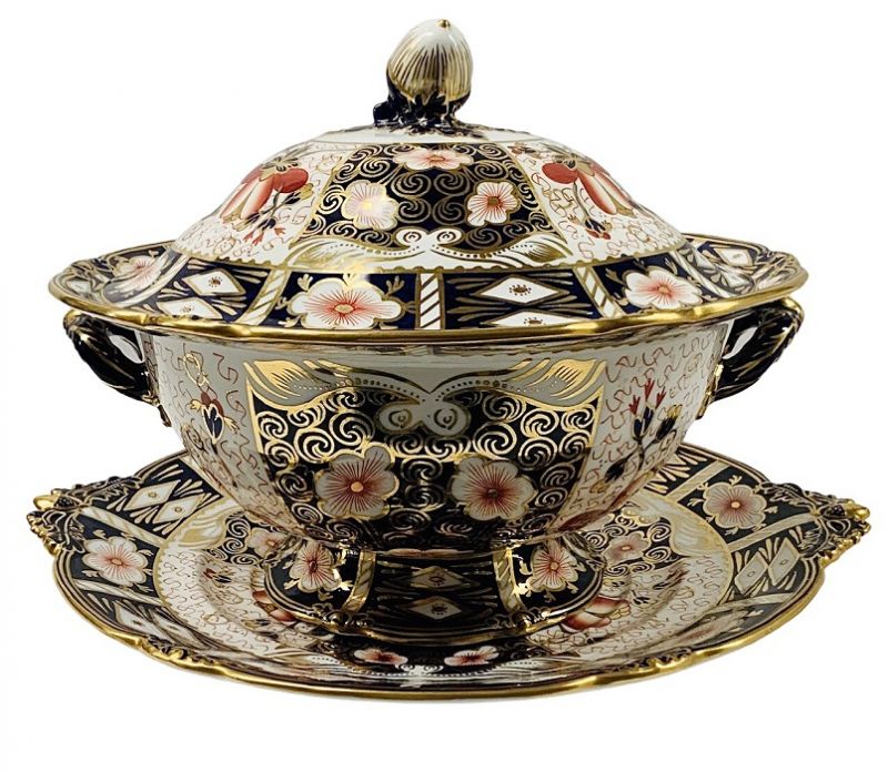 Rare Royal Crown Derby Traditional Imari Soup Tureen Made For Tiffany ...