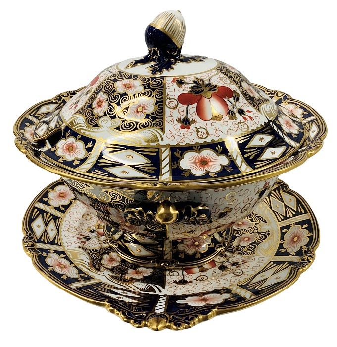 Rare Royal Crown Derby Traditional Imari Soup Tureen Made For Tiffany ...