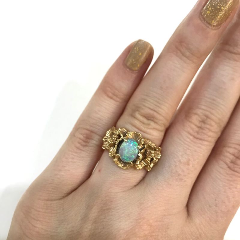 Opal Solitaire Ring | Cynthia Findlay Fine Jewellery & Antiques
