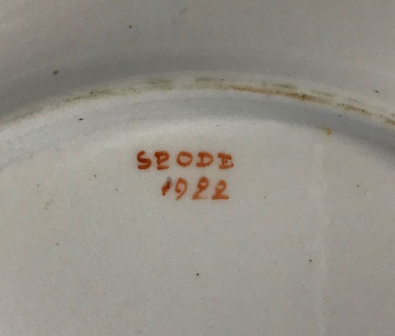 A set of 9 Spode bat-printed tea plates, circa 1810, #1922 | Cynthia ...