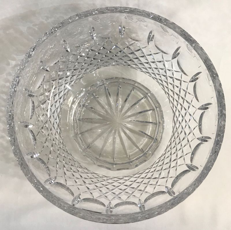 Anglo-Irish Cut Crystal Centrepiece/Punch Bowl | Cynthia Findlay Fine ...