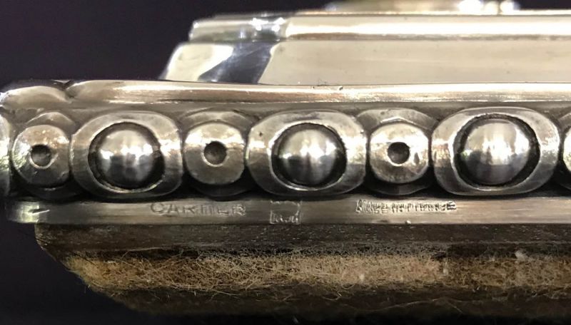 Cartier Silver Ink Blotter, Circa 1920