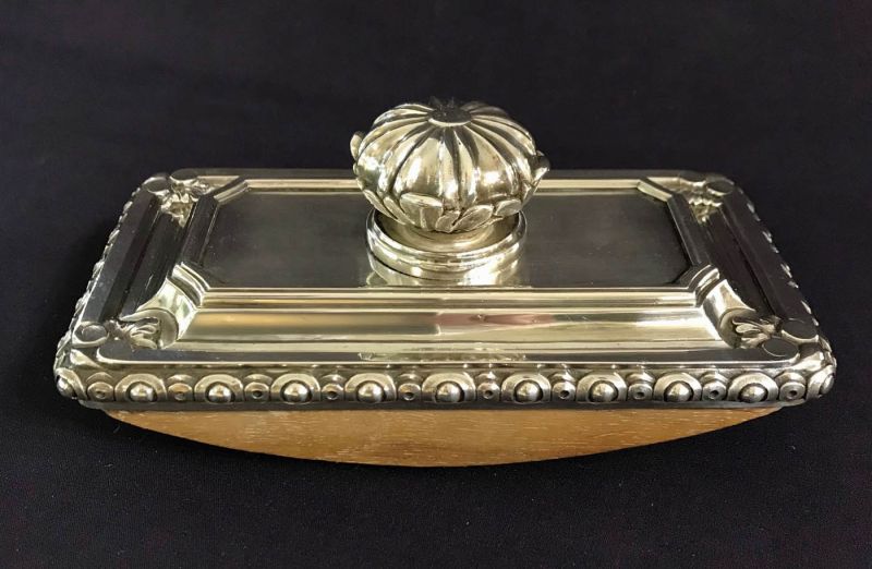 Cartier Silver Ink Blotter, Circa 1920