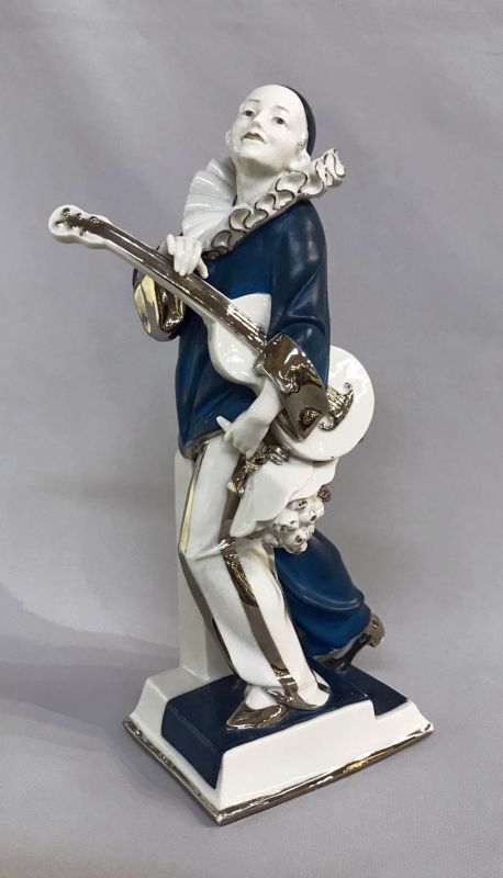 Hertwig Katzhütte Porcelain Pierrot Figure | Cynthia Findlay Fine ...
