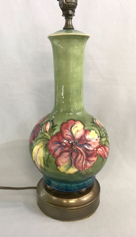 Moorcroft Lamp In The Hibiscus Pattern, circa 1950 | Cynthia Findlay ...