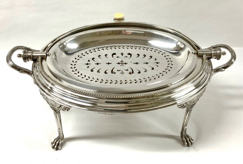 Victorian Silver Plated Roll Top Breakfast Server, English, circa 1890 ...