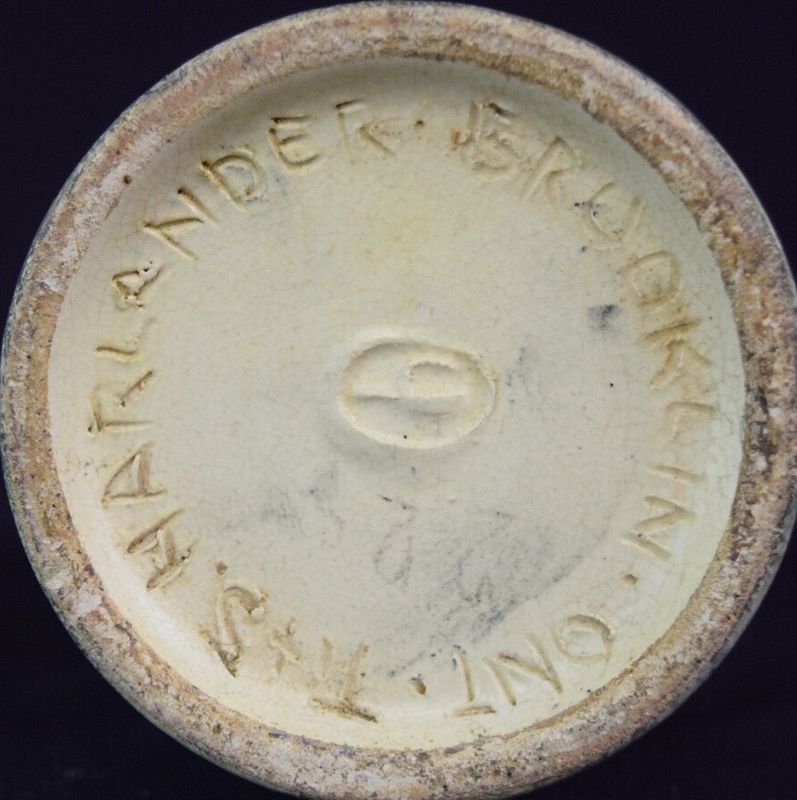 Vintage Harlander Earthenware Cylindrical Vase | Cynthia Findlay Fine ...