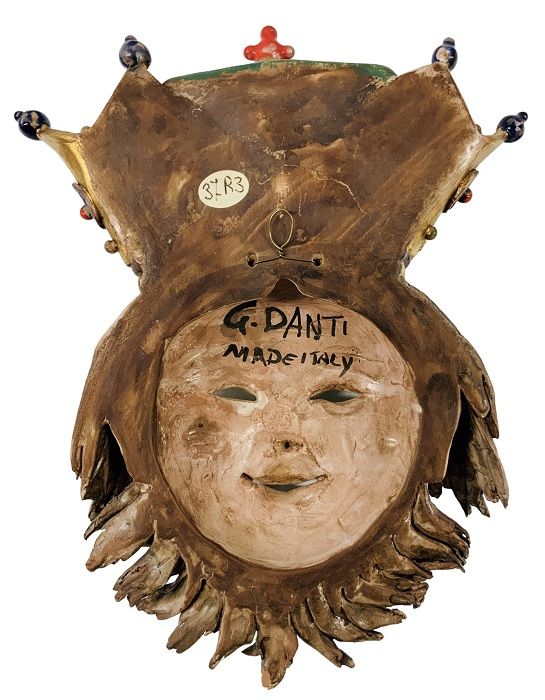 King of Hearts Ceramic Mask, Giovanni Danti Florence Italy | Cynthia ...
