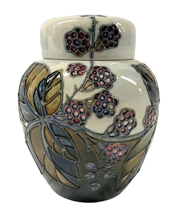 Moorcroft Bramble Pattern Ginger Jar & Cover | Cynthia Findlay Fine ...