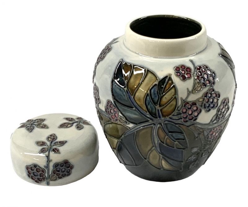 Moorcroft Bramble Pattern Ginger Jar & Cover | Cynthia Findlay Fine ...