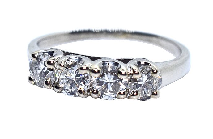 Vintage Four Diamond Ring | Cynthia Findlay Fine Jewellery & Antiques