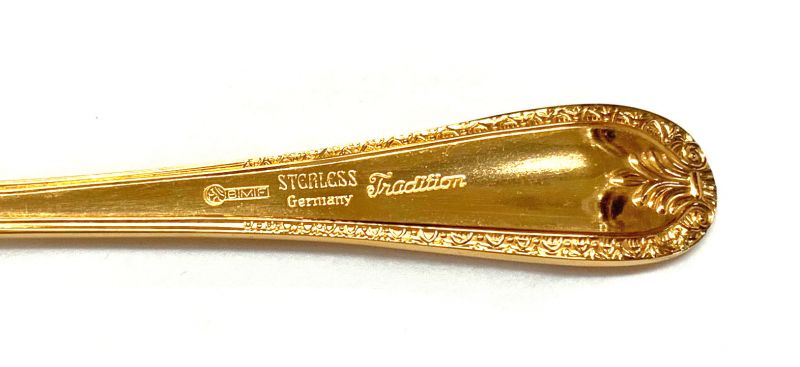 Vintage German Gold Plated Flatware Set | Cynthia Findlay Fine ...