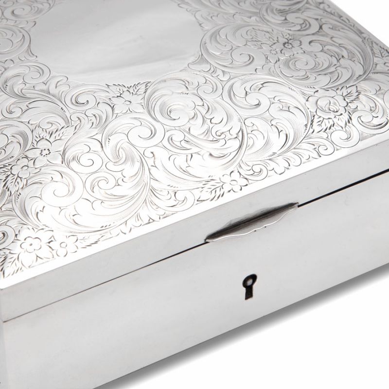 Reed & Barton Sterling Silver Jewellery Box | Cynthia Findlay Fine ...
