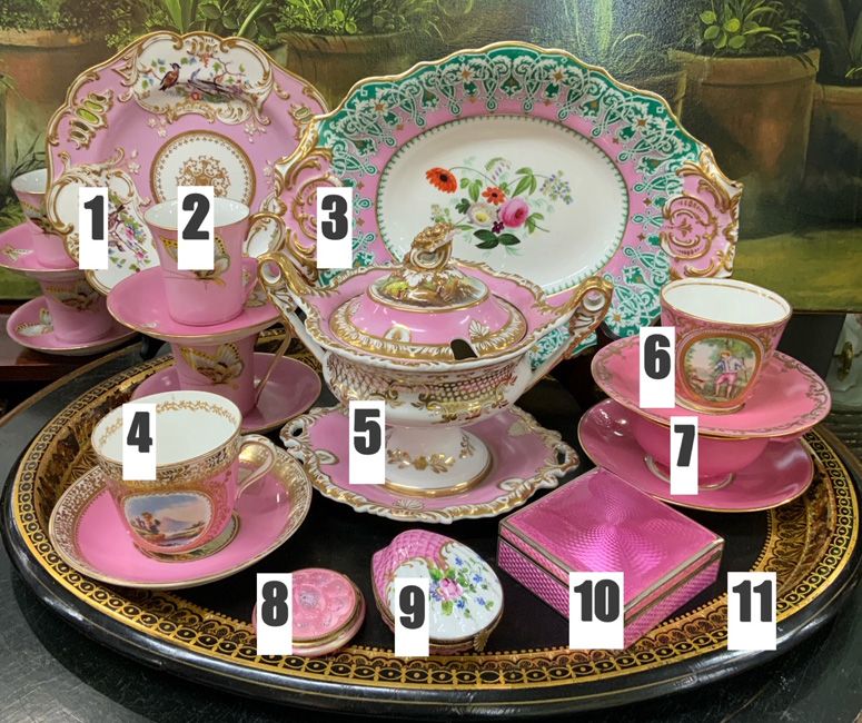 Antique and Vintage Pink Display | Cynthia Findlay Fine Jewellery ...