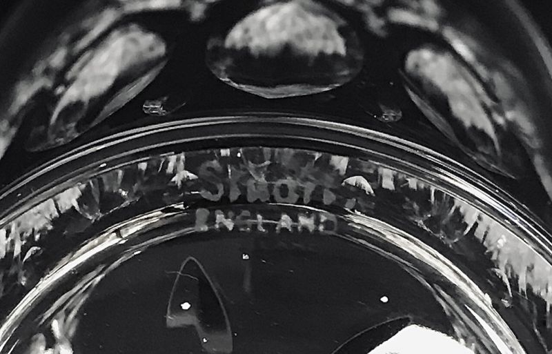 Vintage Stuart Crystal 10oz Tumblers In The “Cathedral” Pattern ...