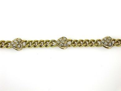 Diamond Heart Bracelet