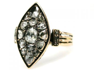 Antique Rose Cut Diamond Ring