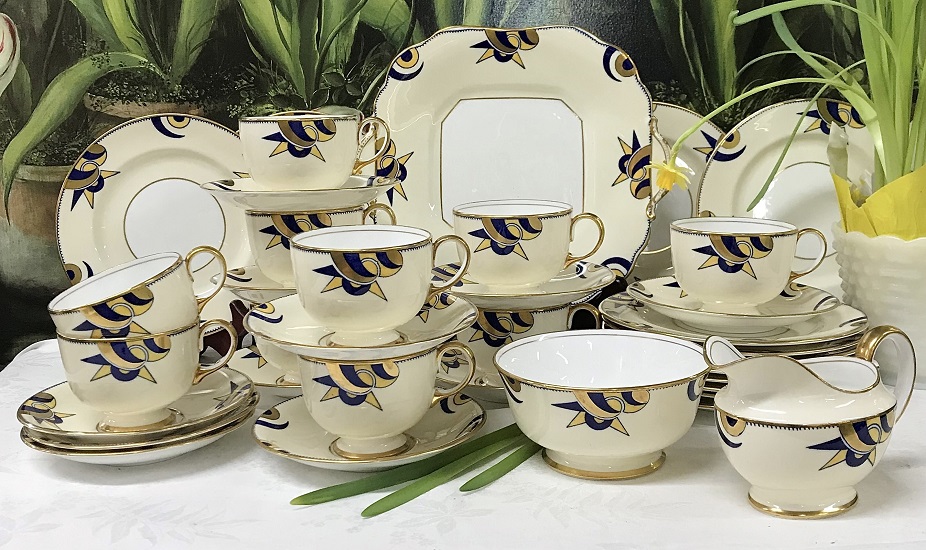Art Deco Aynsley Tea Set | Cynthia Findlay Fine Jewellery & Antiques