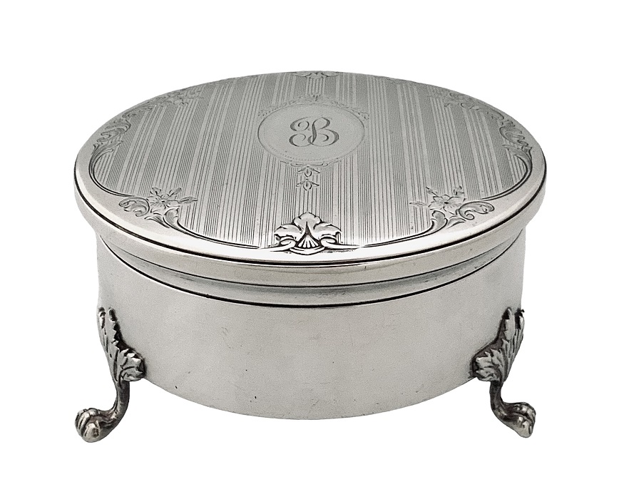 Birks Sterling Silver Jewellery Box