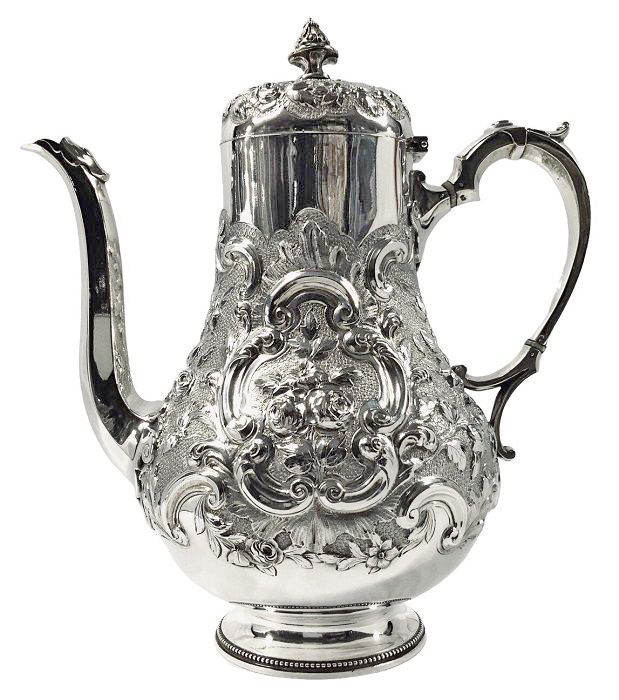 George Angell & Co Sterling Silver Coffee Pot London 1863 | Cynthia ...