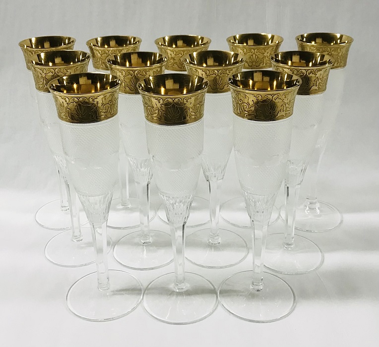 Moser Splendid Crystal Champagne Flutes | Cynthia Findlay Fine ...