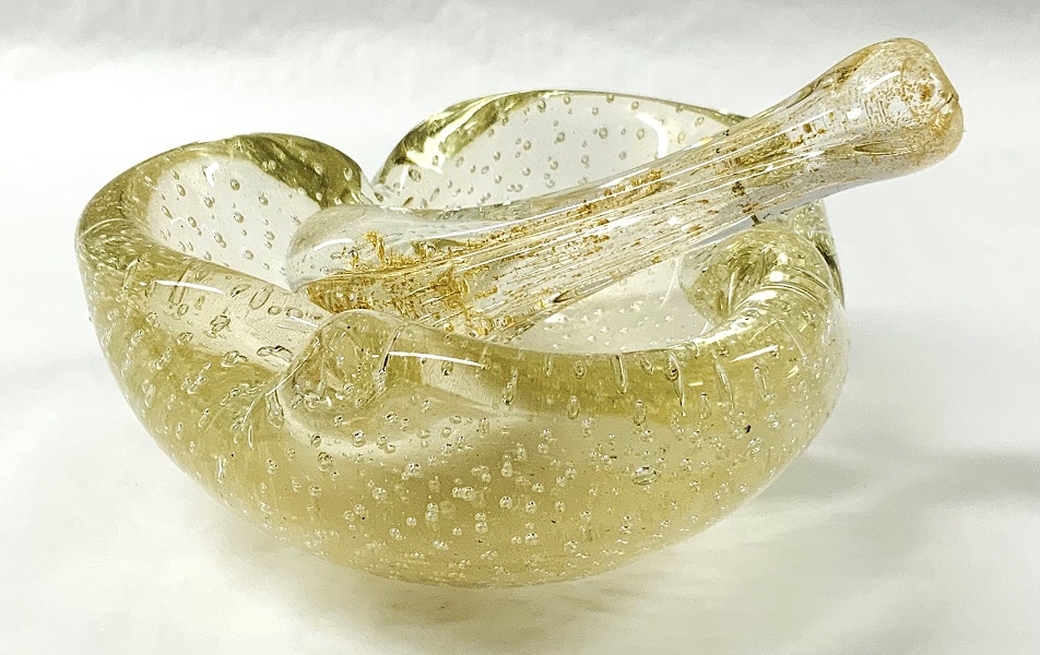 Murano Glass Mortar & Pestle | Cynthia Findlay Fine Jewellery & Antiques