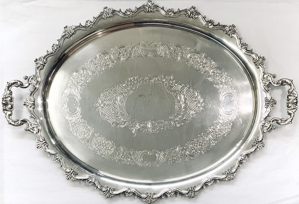 Roden Brothers Sterling Silver Tea Tray | Cynthia Findlay Fine ...
