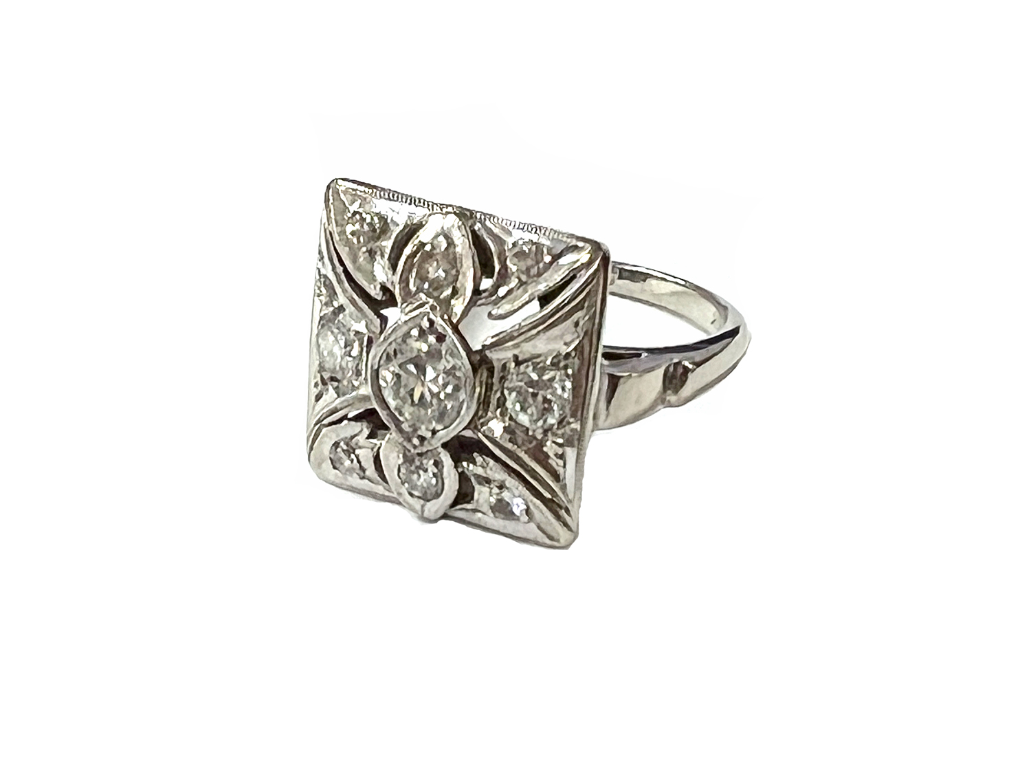 Vintage 0.46ct Diamond 14kt RIng | Cynthia Findlay Fine Jewellery ...