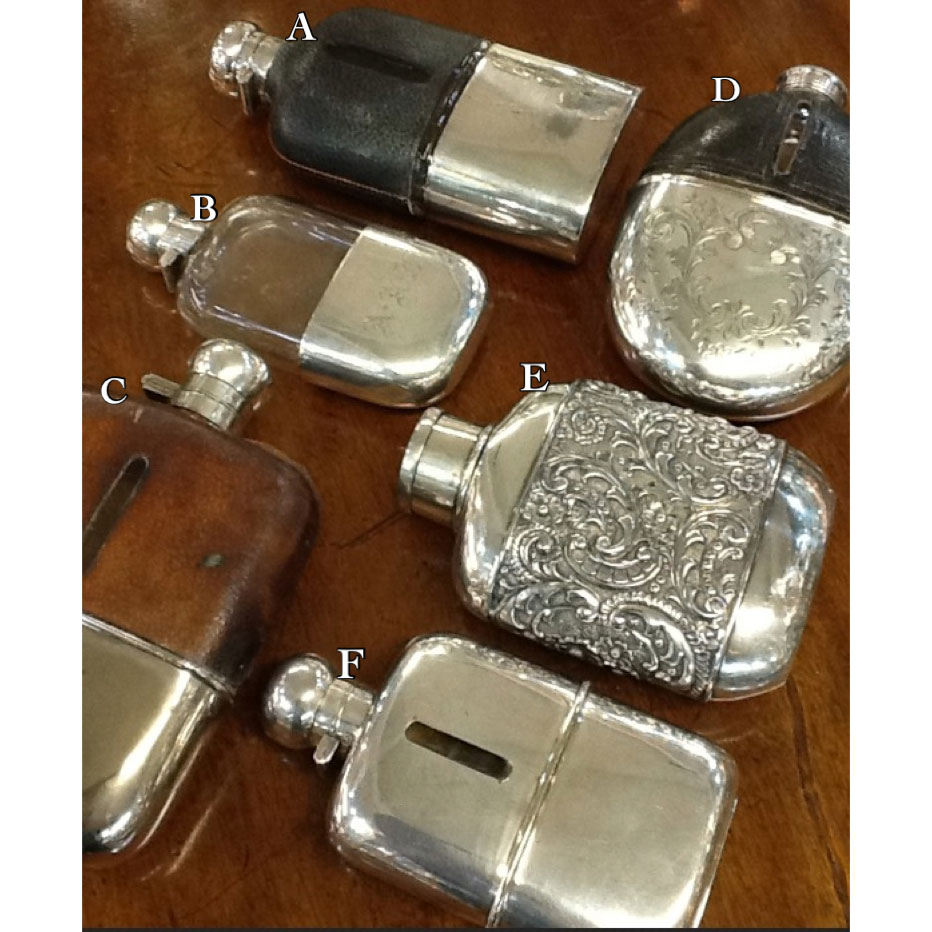 Antique & vintage Flasks | Cynthia Findlay Fine Jewellery & Antiques