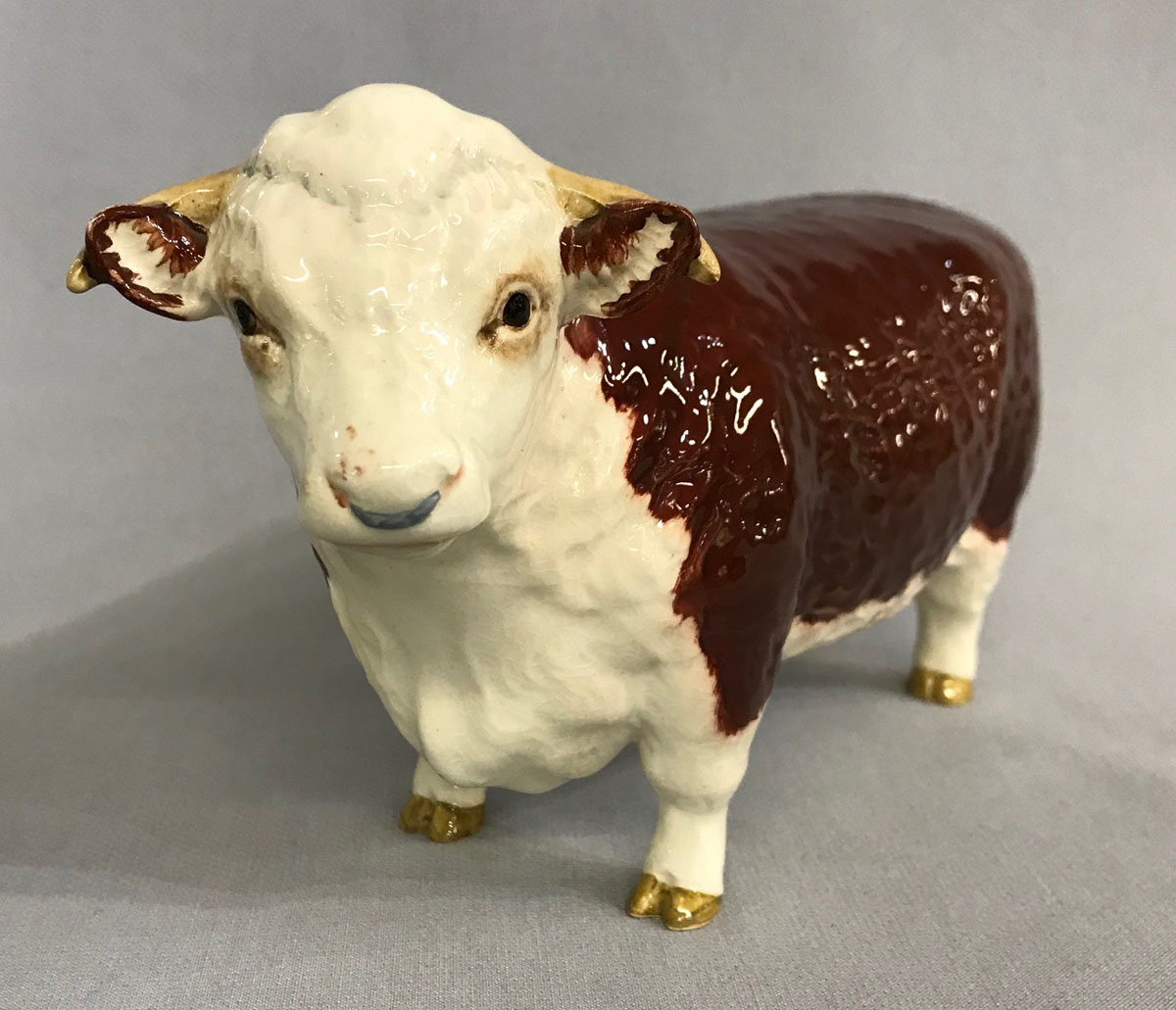 Beswick Hereford Bull, | Cynthia Findlay Fine Jewellery & Antiques