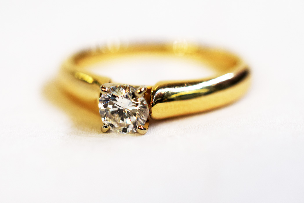 Canadian Diamond Solitaire Ring