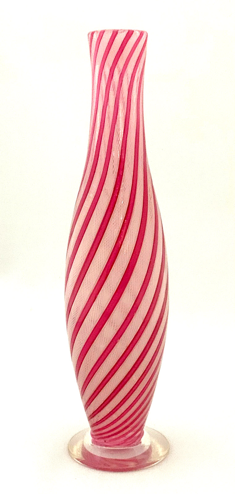 Murano Filigrana Glass Bud Vase, Italy, Mid 20th Century | Cynthia ...