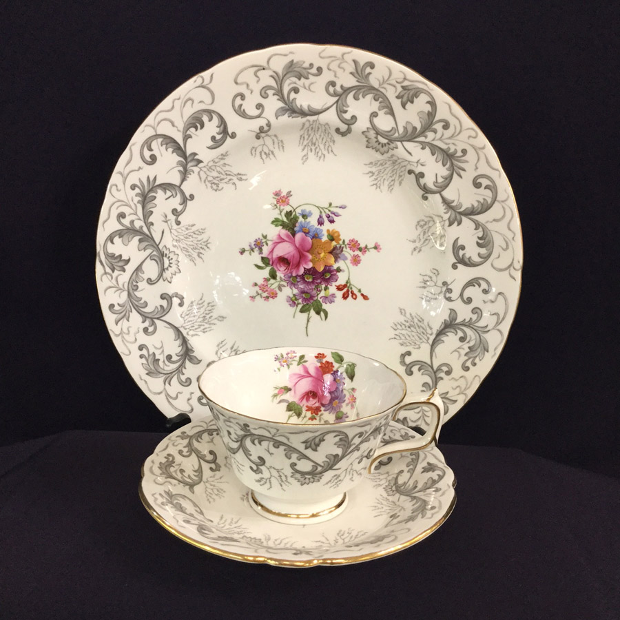 Royal Crown Derby Grey Scroll China Pattern | Cynthia Findlay Fine ...