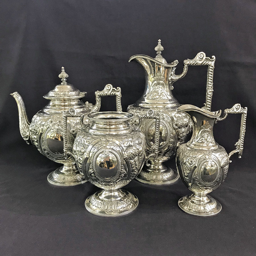 Victorian Silver Plate 4 Piece Tea Set | Cynthia Findlay Fine Jewellery ...