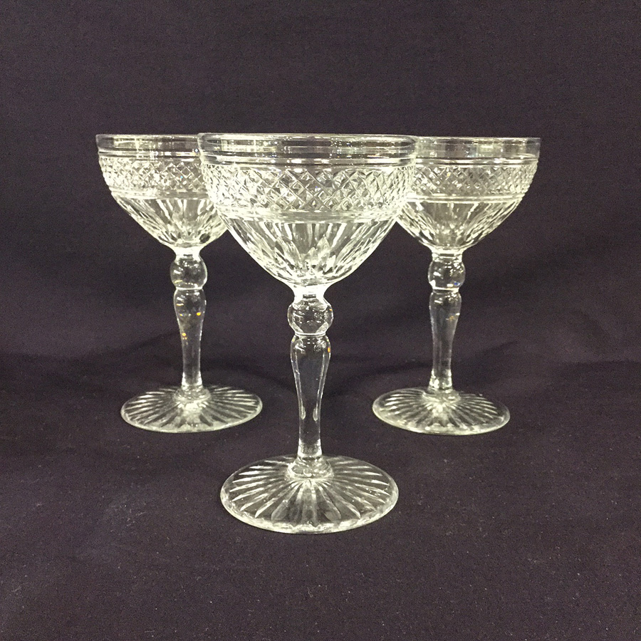 Vintage Webb Corbett Crystal Sherry Glasses | Cynthia Findlay Fine ...