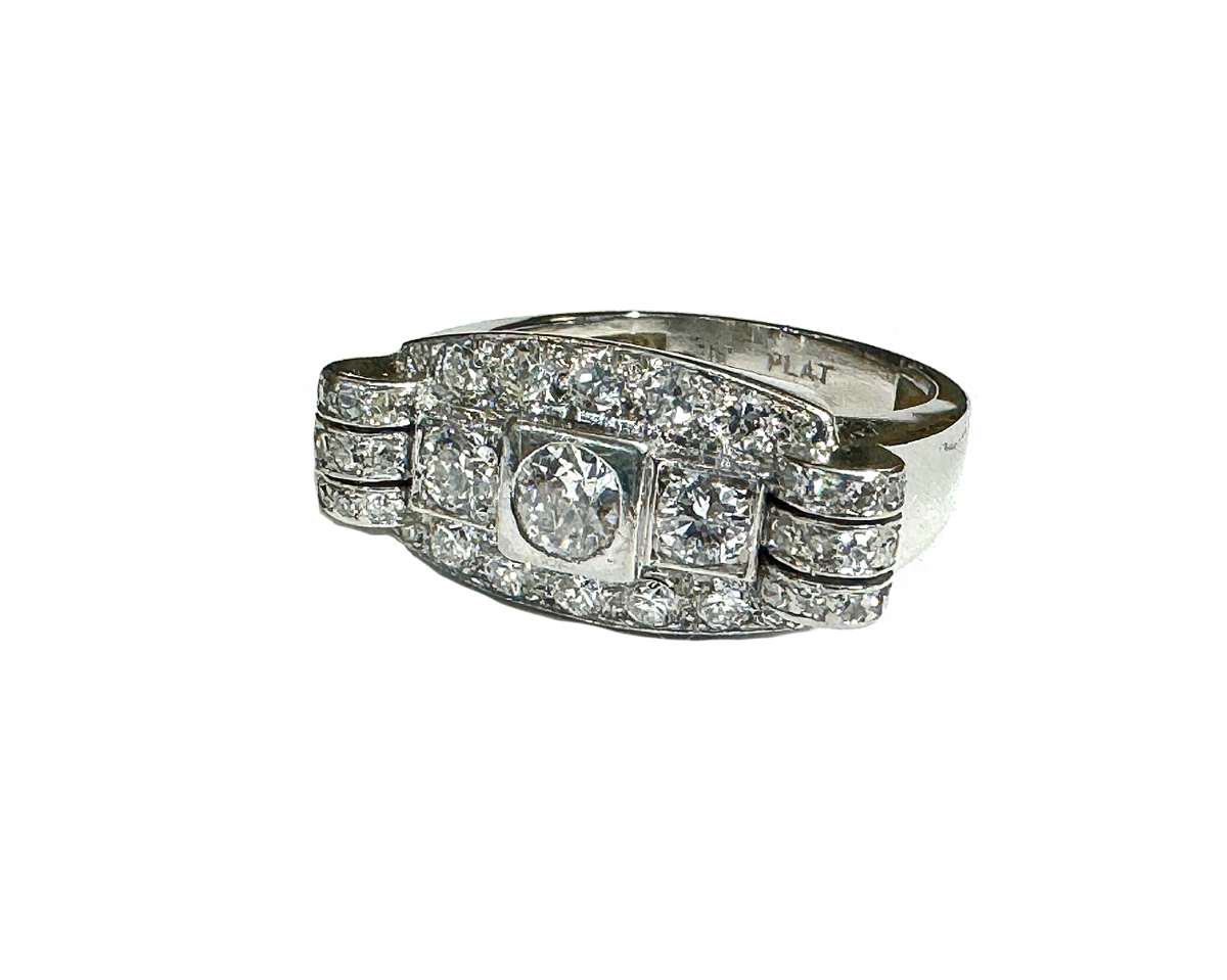 Art Deco Diamond Ring | Cynthia Findlay Fine Jewellery & Antiques
