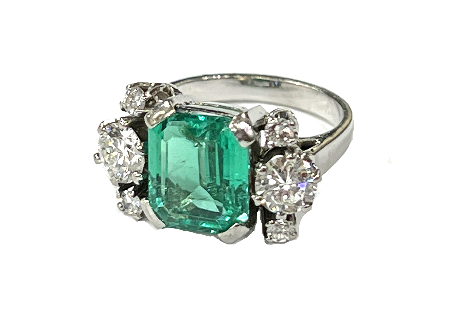 Vintage Emerald and Diamond Ring | Cynthia Findlay Fine Jewellery ...
