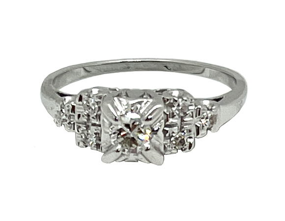 Vintage Diamond Engagement Ring | Cynthia Findlay Fine Jewellery & Antiques