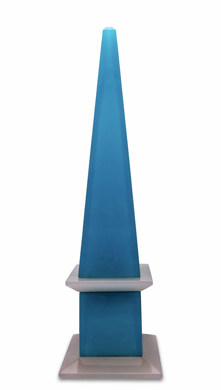 Monumental Two Colour Opaline Glass Obelisk | Cynthia Findlay Fine ...