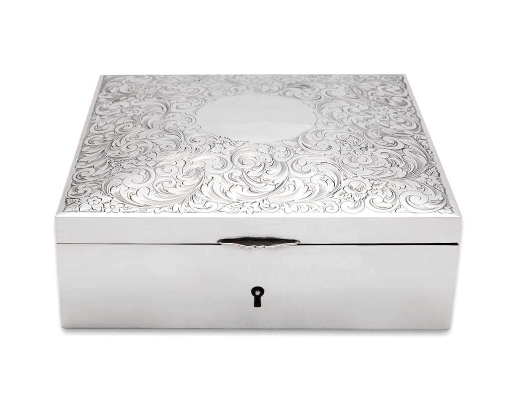 Reed & Barton Sterling Silver Jewellery Box | Cynthia Findlay Fine ...